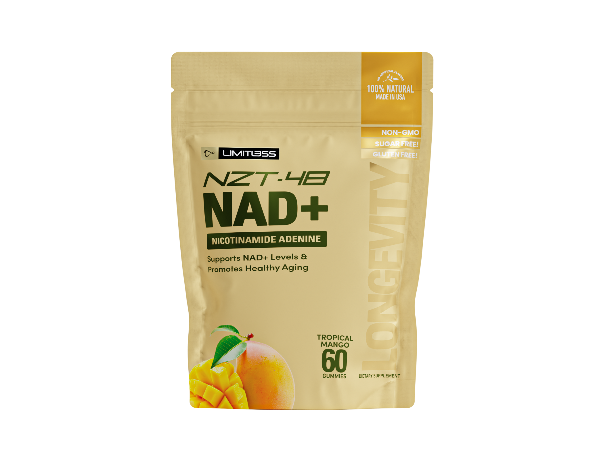 Limitless NZT-48 NAD Gummies | Anti-Aging & Cell Renewal – Limitless X